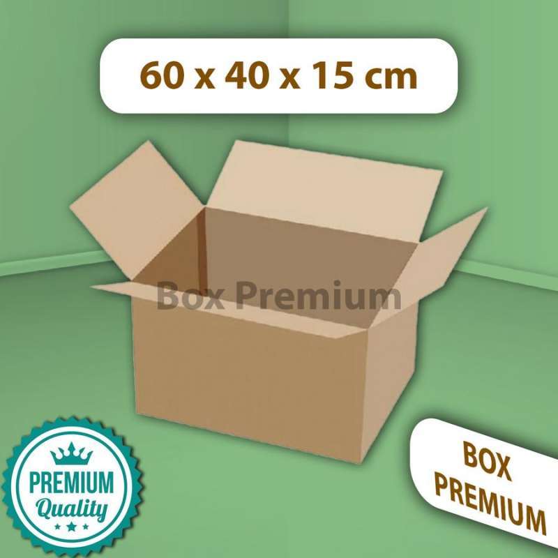 Jual CUSTOM Kardus Dus Box Packing Packaging B Flute 60x40x15 Sablon ...