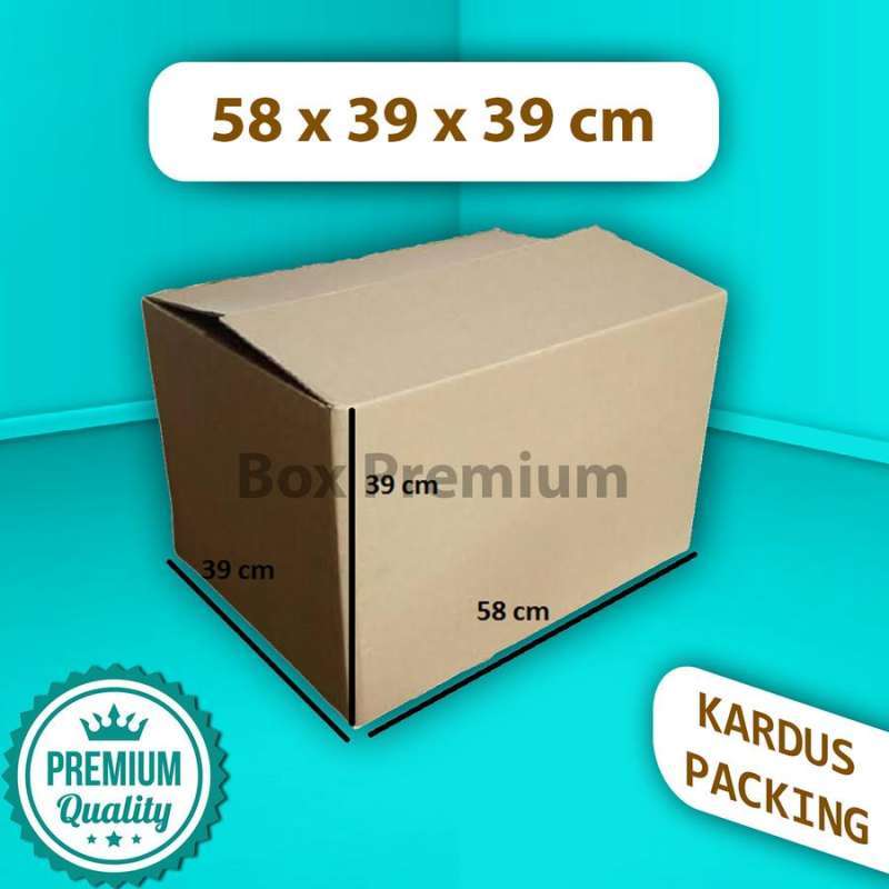 Jual Kardus Dus Box Packing Pindahan Besar 58x39x39CM DOUBLEWALL POLOS ...