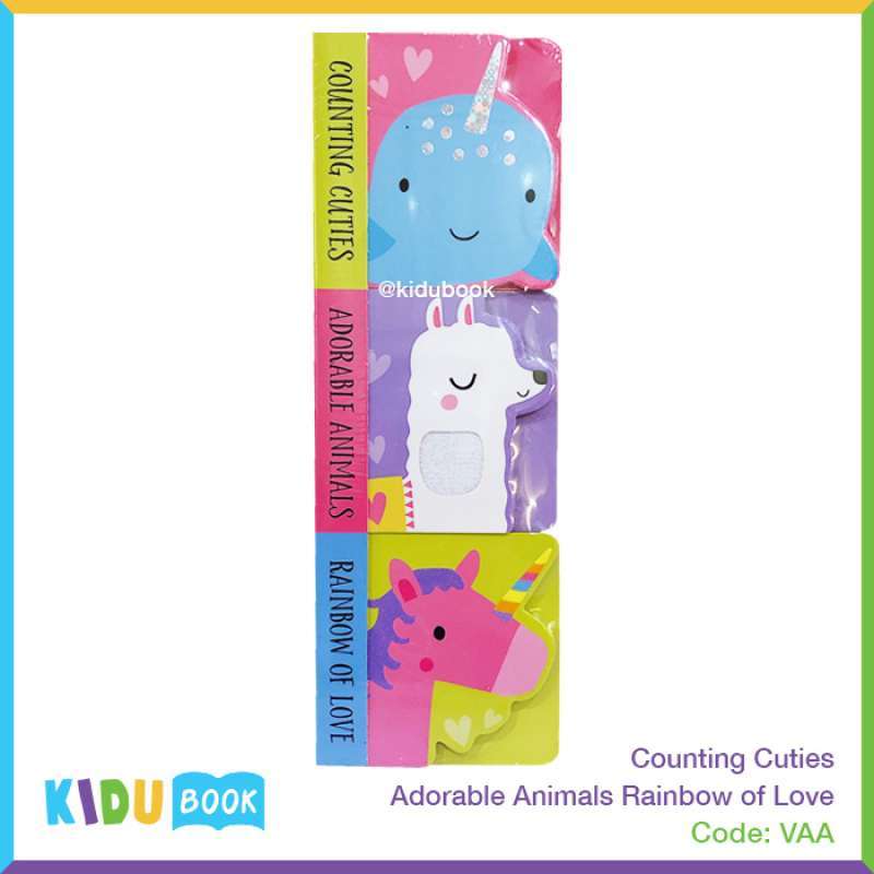 Jual Buku Cerita Bayi dan Anak Counting Cuties Adorable Animals Rainbow ...