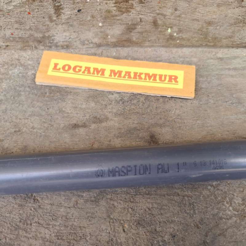 Jual Pipa Pvc 1/2 - 3/4 - 1 - Maspion Abu-abu Tebal Aw - 1 Mtr Di ...