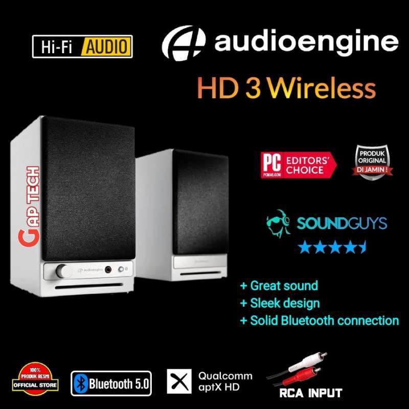 Jual Audioengine HD3 / HD 3 Wireless Hi-Fi Bookshelf Stereo Speakers Original di Seller Gap Tech ...