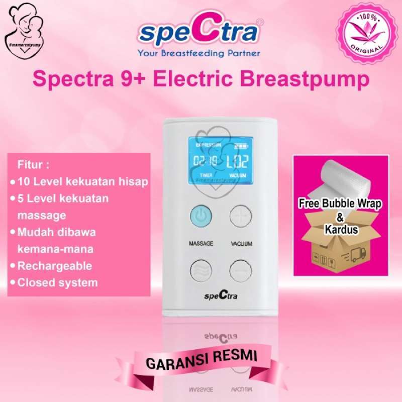 Promo Spectra 9 Plus 9plus 9+ New Motor Double Dual Pump Breastpump ...