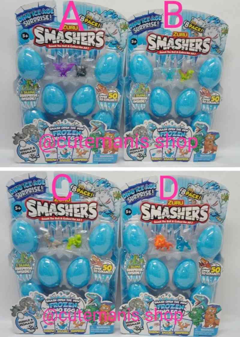Promo Zuru Smashers Dino Ice Age Surprise Egg - 8 packs Diskon 11% di ...