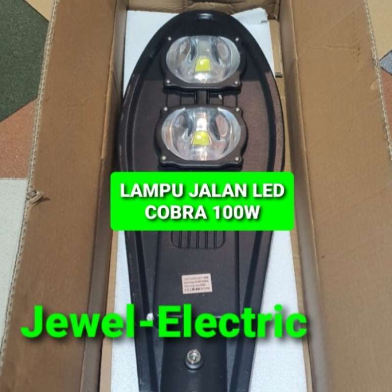 Jual Lampu Jalan Pju Kobra 100w Cobra 100watt Lensa Cob Pju Led Kobra
