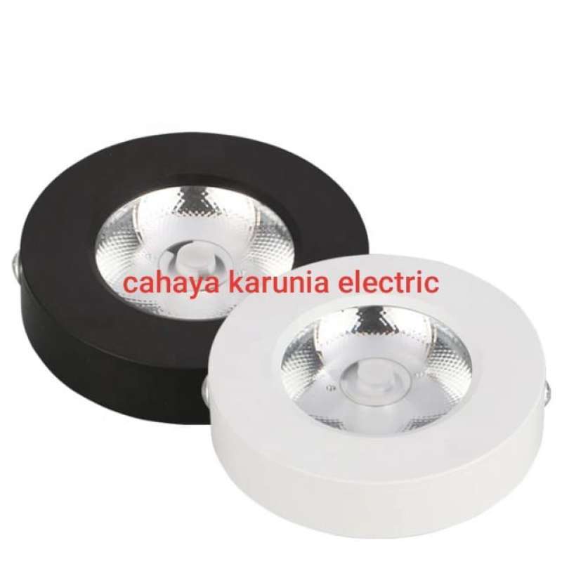 Jual Lampu downlight outbow / lampu lemari / etalase 5watt body hitam ...