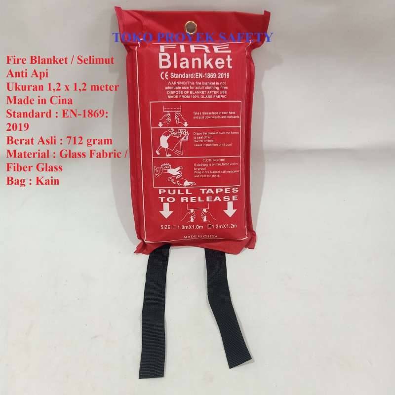 Jual Fire Blanket / Selimut Api 1,2 X 1,2 M Di Seller Toko Proyek ...