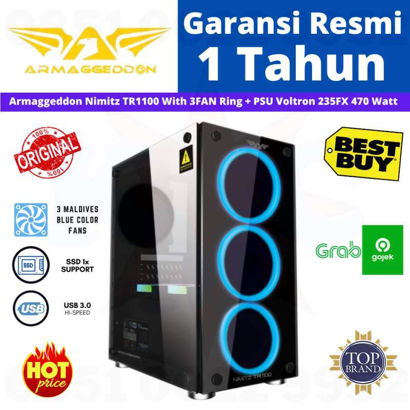 Promo Armaggeddon Nimitz TR1100 With 3FAN Ring + PSU Voltron 235FX 235 ...