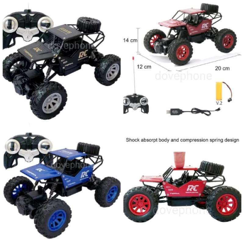 Jual MOBIL REMOTE KONTROL REMOT RADIO CONTROL OFF ROAD ROCK CRAWLER RC ...