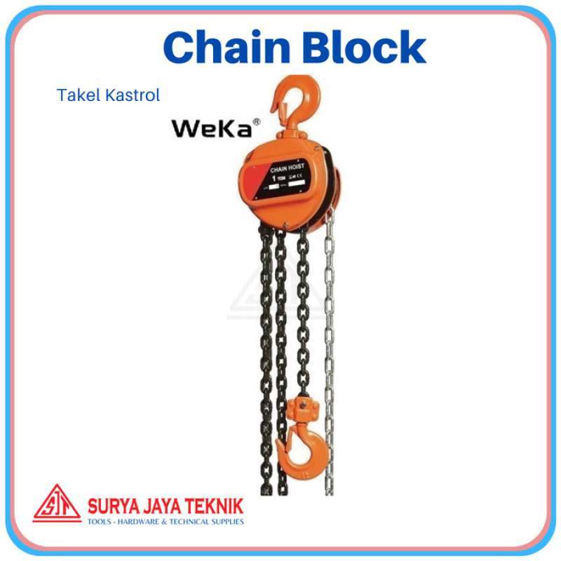 Promo Chain Block / Takel Katrol Weka | 2 Ton X 3 Meter Diskon 12% di ...
