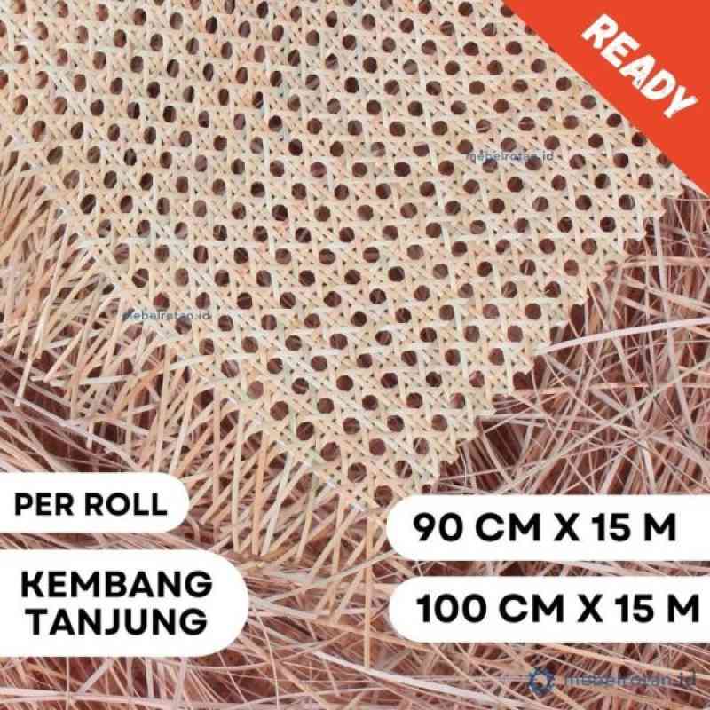 Jual Anyaman Rotan Lembaran | Webbing Kembang Tanjung 90 100 cm | Per ...