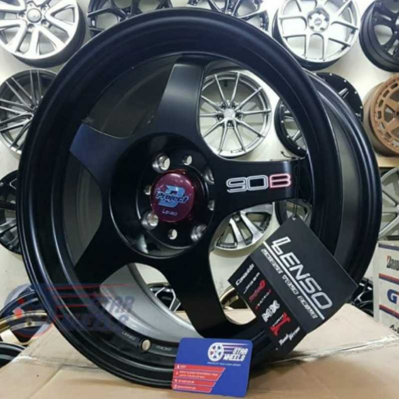 Jual Velg Mobil Lenso Project 90b R15x7 4x100 +32 Di Seller Star Wheels ...