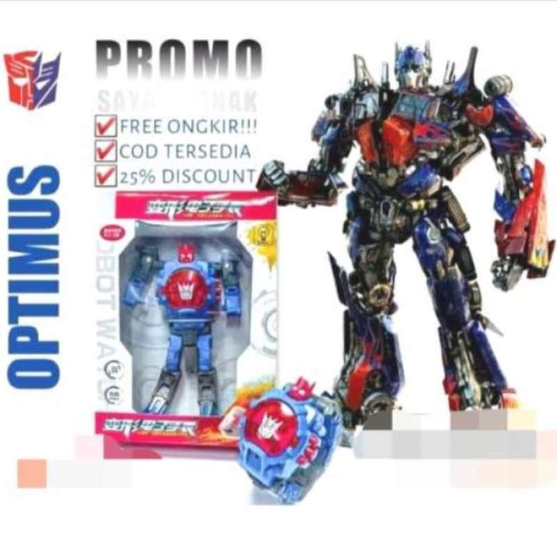 Promo Jam Tangan Jadi Robot Transformer - Bumbleebee Diskon 50% Di ...