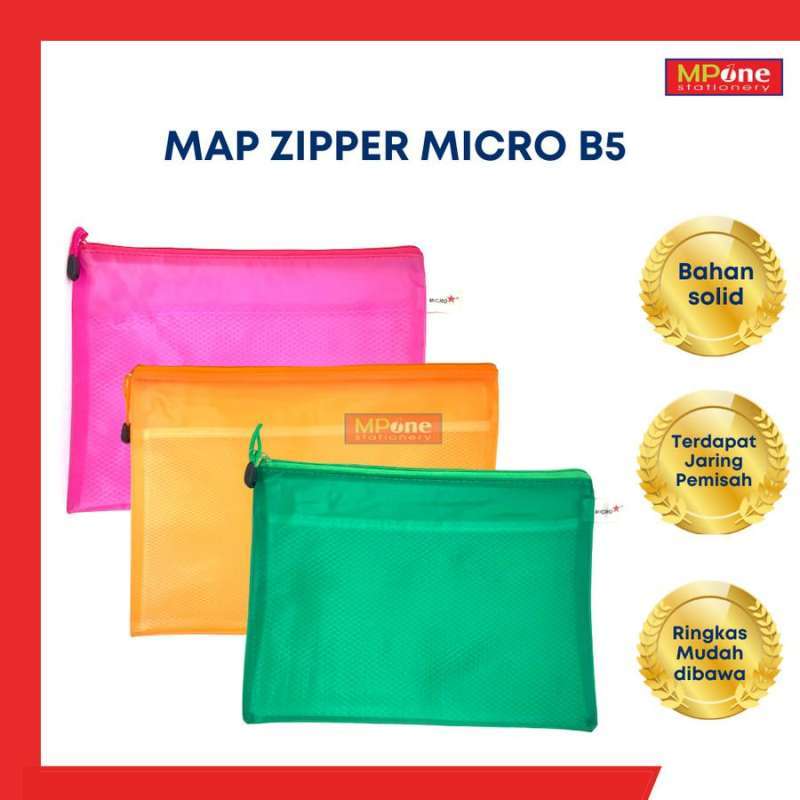Jual Map Resleting Pocket File / Map Jaring / Tas Dokumen / Dokumen Bag ...