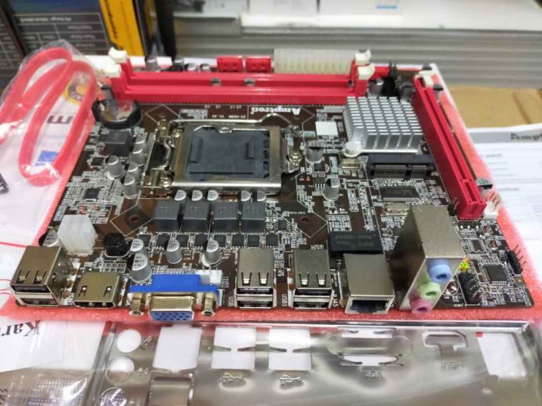 Promo Motherboard Amptron H55 Lga 1156 Vga-hdmi Resmi Murah Diskon 12% ...