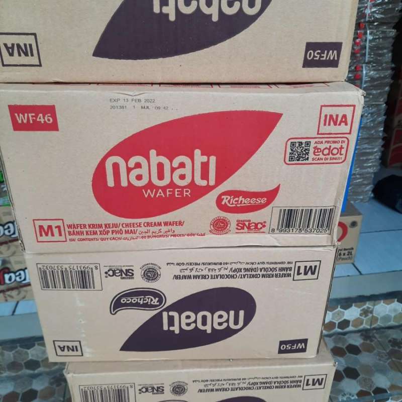 Promo nabati 50 gram 1 dus isi 60 pcs Diskon 2% di Seller Toko Ade ...