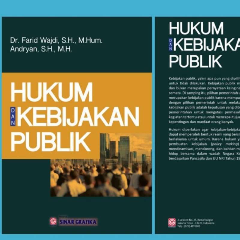 Promo BUKU HUKUM DAN KEBIJAKAN PUBLIK FARID WAJDI Diskon 8% di Seller ... Promo BUKU HUKUM DAN KEBIJAKAN PUBLIK FARID WAJDI Diskon 8% di Seller ...