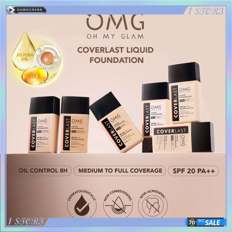 Promo Bpom Omg Liquid Foundation Alas Bedak Oh My Glam Alas Beda Spf ...
