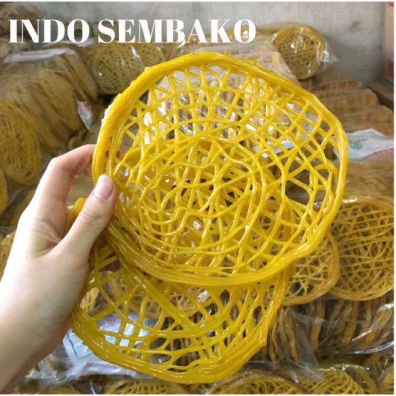 Jual Kerupuk Mie Besar Kuning / Kerupuk Asinan 5kg di Seller Indonesia ...