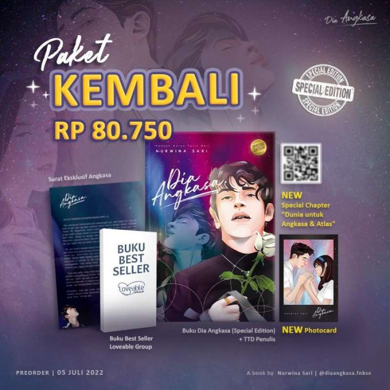Jual Novel Dia Angkasa Special Edition (nur Wyna) Di Seller Toko Tmindo ...