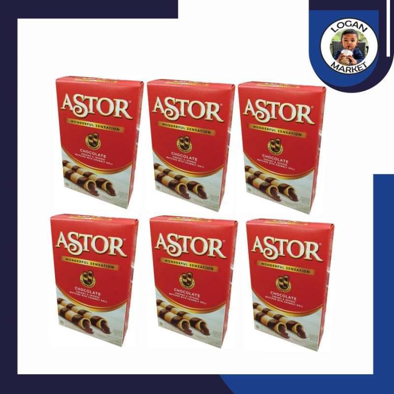 Jual Astor Coklat Chocolate 40 40gr 40g 6 Box di Seller Logan Market ...