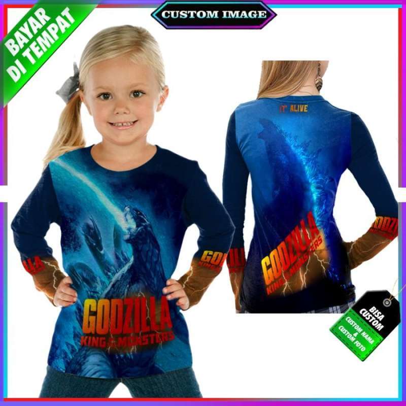 Jual New Godzilla!! Baju Kaos Anak Godzilla art01-art02 King Of The ...
