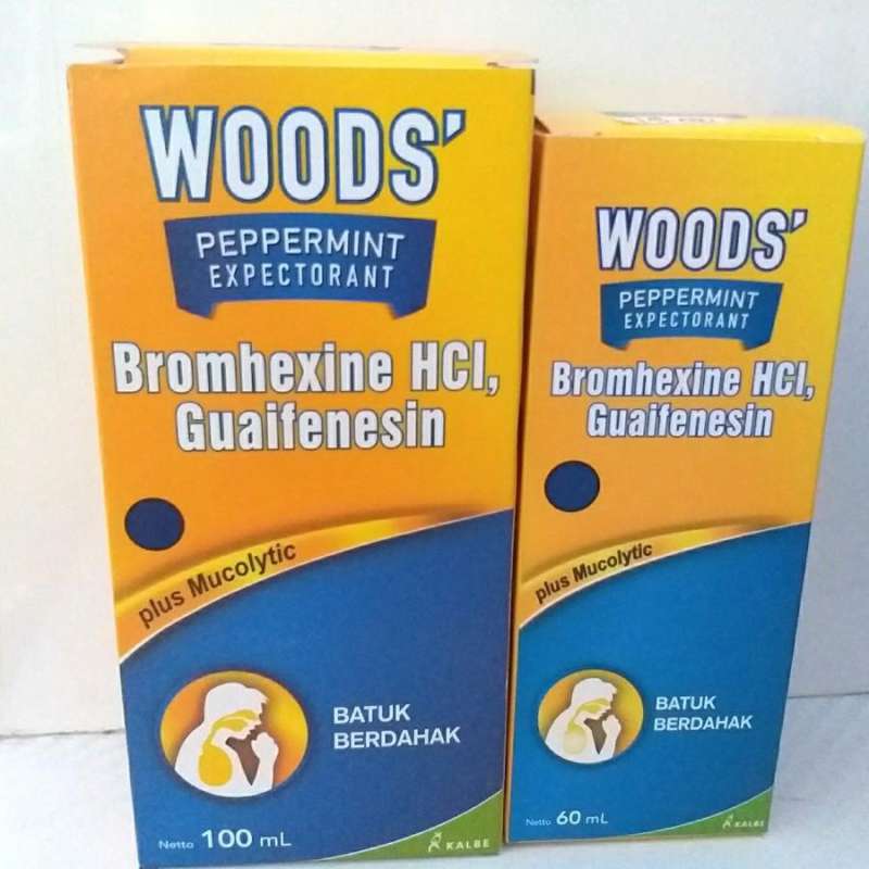 Jual woods biru obat batuk berdahak sirup 60 ml dan 100 ml di Seller ...
