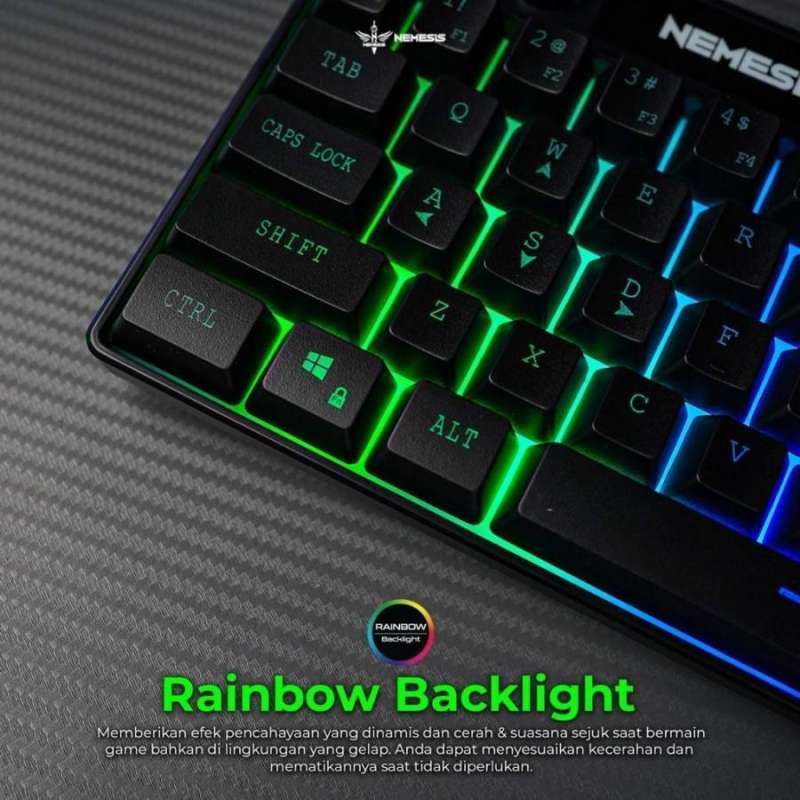 Jual Eris K-06 Keyboard Mini Rgb With Stand Holder Nyk Nemesis K06 ...