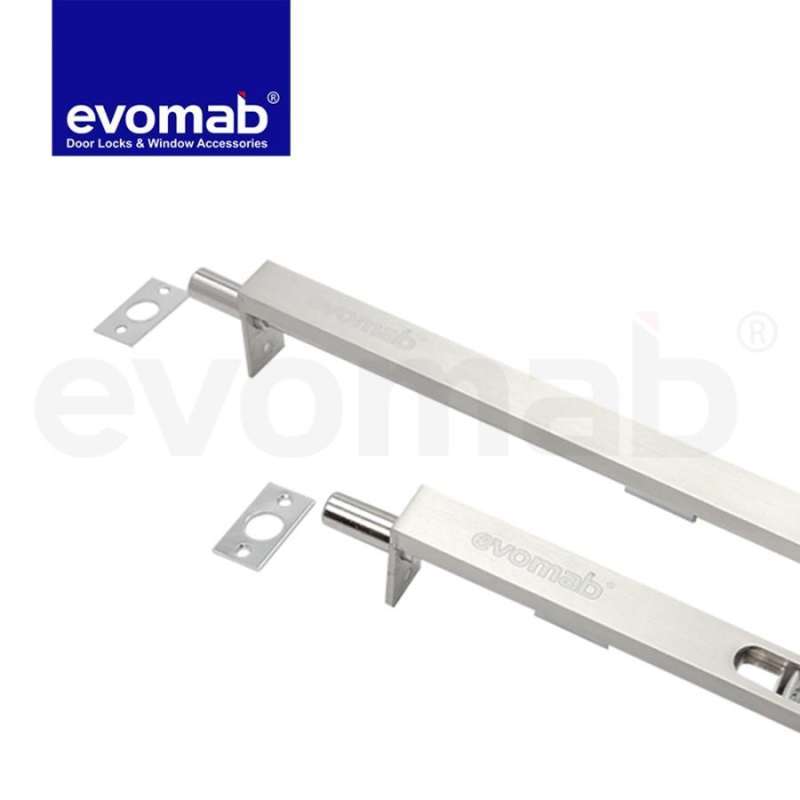 Promo Evomab Grendel Tanam Flush Bolt Kunci Atas Bawah Pintu 12 / 24 ...