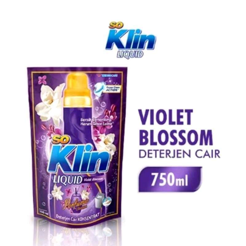 Jual So klin liquid 750 ml Detergent cair pouch - Ungu di Seller ARUL ...