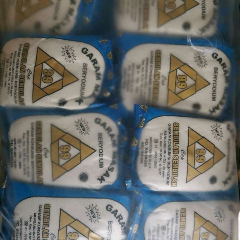Jual Garam segitiga cap 99(1bal /250g/ 40pcs) di Seller Toko Sembako ...