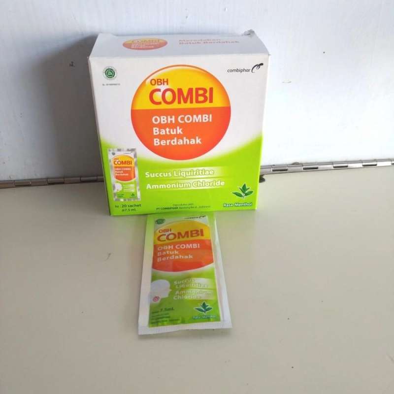 Jual Obh combi batuk berdahak sachet rasa menthol 7,5ml di Seller ...