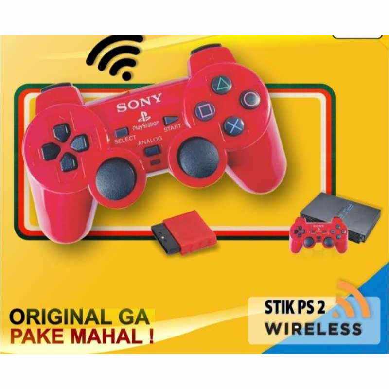 Jual Stick Stik Playstation2 Wirles PS2 Wireless Getar - Merah,TANPA ...