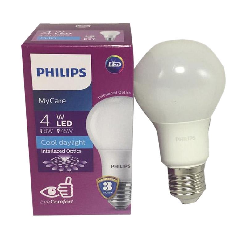 Promo PHILIPS Led Bulb My Care CDL Lampu Putih [4 W] Diskon 40% di ...