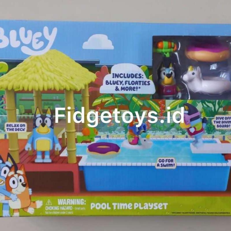 Jual Bluey Pool Playset 2.5 inch Articulated Figure and Accessories di ...