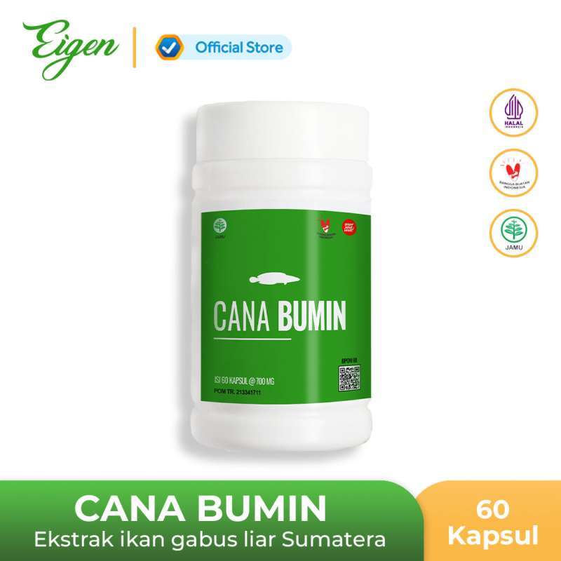 Promo CANA BUMIN - ALBUMIN EKSTRAK IKAN GABUS 100% ALBUMIN KAPSUL KUTUK ...