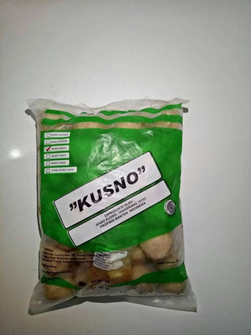 Jual Bakso Daging Sapi Kecil,bakso Kusno 500gram Di Seller Titiandfood ...
