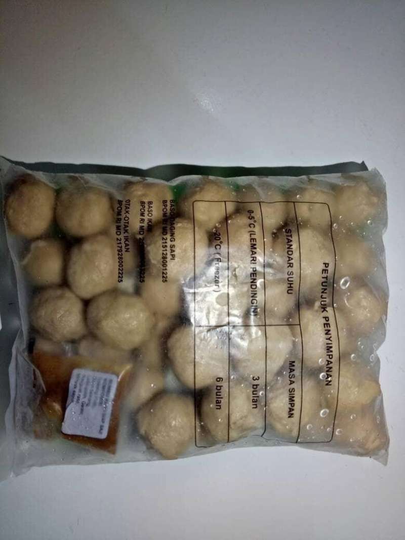 Jual Bakso Daging Sapi Kecil,bakso Kusno 500gram Di Seller Titiandfood ...