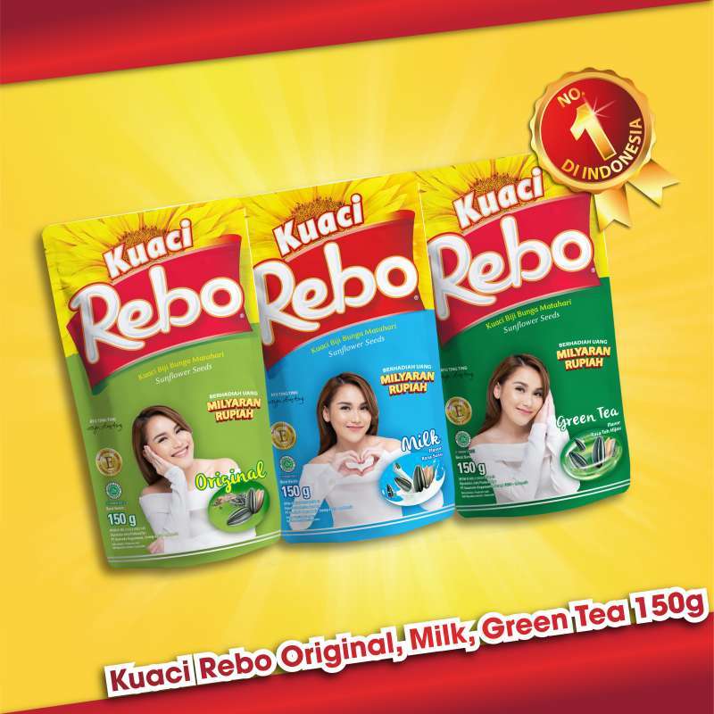 Jual Rebo Kuaci Bundling All Varian 150 Gram Milk Original Dan Green