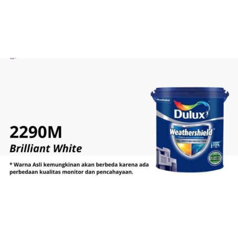 Jual Cat Tembok Eksterior Dulux Weathershield Warna Brilliant White 2