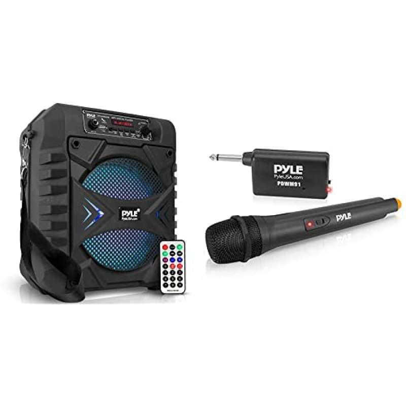 Promo Portable Bluetooth PA Speaker System, Black & VHF Wireless ...