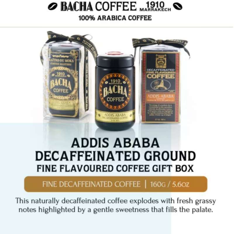 Jual Bacha Coffee Addis Ababa Fine Flavoured Decaffeinated di Seller ...