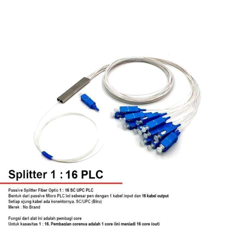 Promo Plc Spliter Micro 1:16 Sc Upc/Fiber Optik/Fo Passive Splitter ...