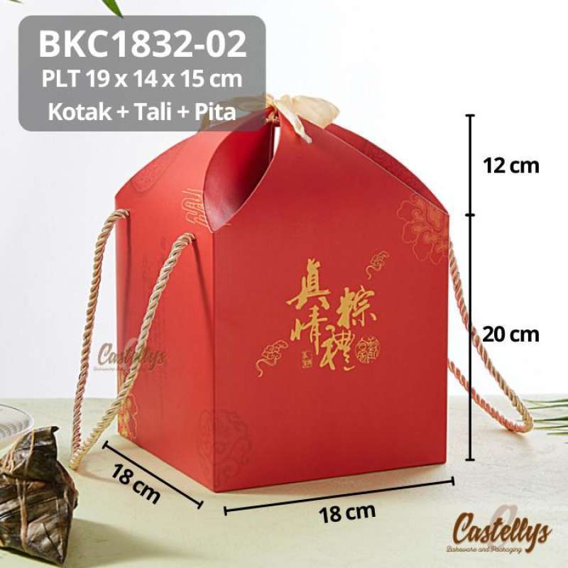 Jual Kotak Box Bkc1832 Bakcang Bacang Kicang Kue Cang Dragon Boat ...