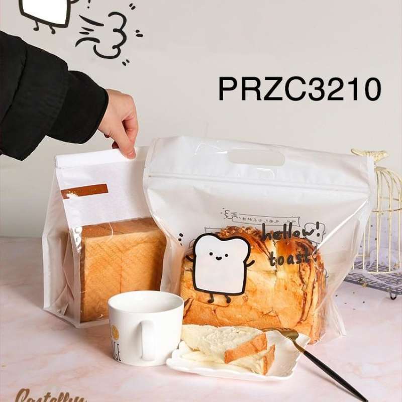 Jual Kemasan Plastik Roti Zipper Cantik PRZC-3210, Roti Tawar,Sisir ...