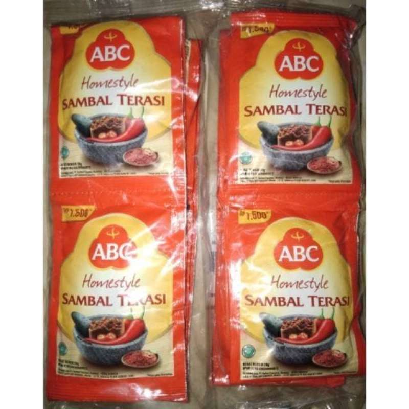 Jual Sambal Terasi abc sachet isi 10 / Sambel Terasi ABC Homestyle ... Jual Sambal Terasi abc sachet isi 10 / Sambel Terasi ABC Homestyle ...