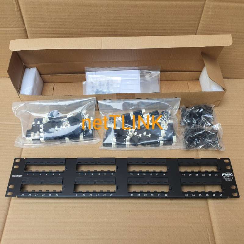 Promo Patch Panel 48 Port Amp Commscope Loaded Diskon 11% di Seller ...