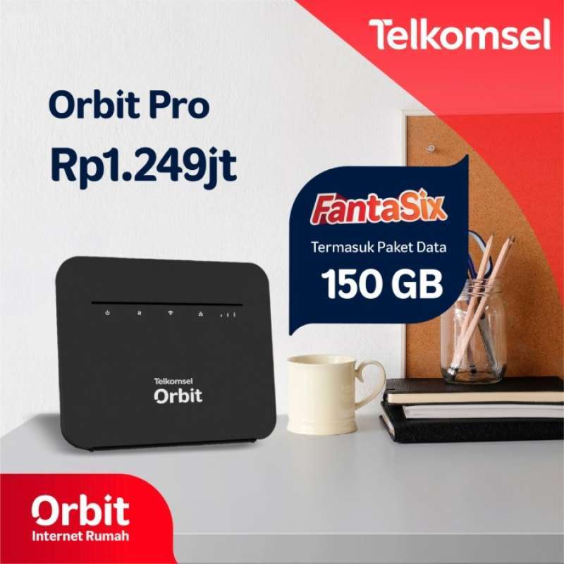 Promo Telkomsel Orbit Pro Modem Wifi 4G High Speed Bonus Data 50Gb ...