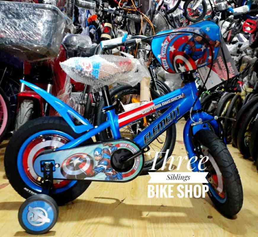 Jual SEPEDA BMX ANAK ELEMENT CAPTAIN AMERICA 12 INCH di Seller Three ...