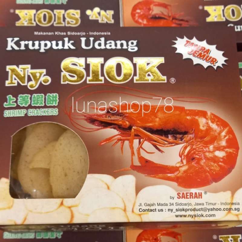 Jual Kerupuk Udang Istimewa Ny. Siok Special Shrimp Crackers 400 G Di ...