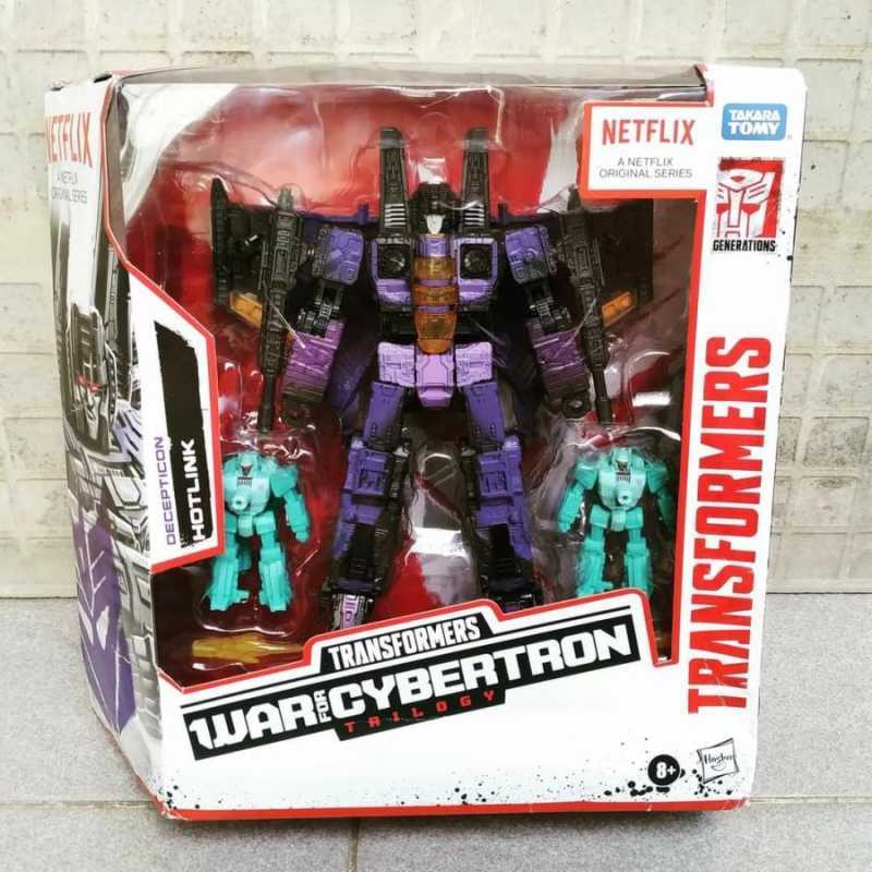Jual HASBRO TRANSFORMERS NETFLIX DECEPTICON HOTLINK VOYAGER CLASS WFC ...